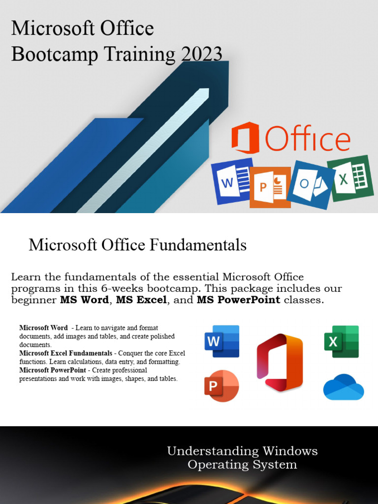 Microsoft Office Bootcamp | PDF