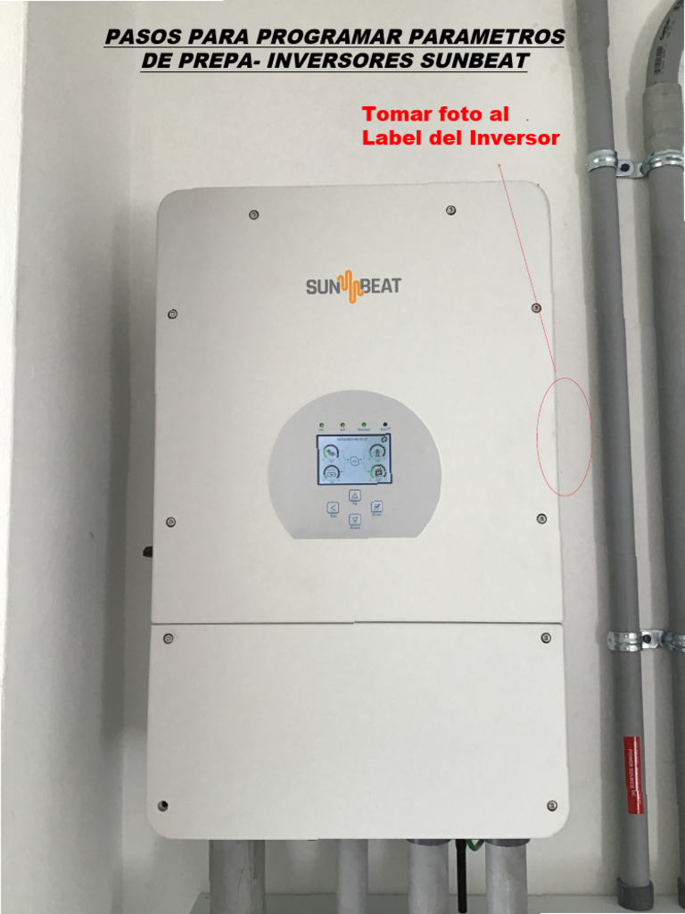 Pasos para Programar Parametros de PREPA - SunBeat | PDF