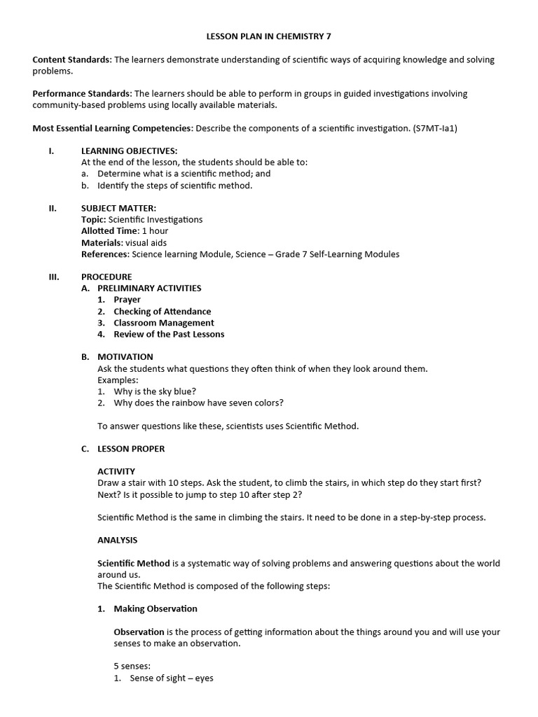 Scientific Method Part 1 | PDF