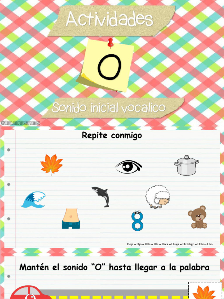 Actividades con la vocal O para niños | PDF | Cocina, comidas y vino ...