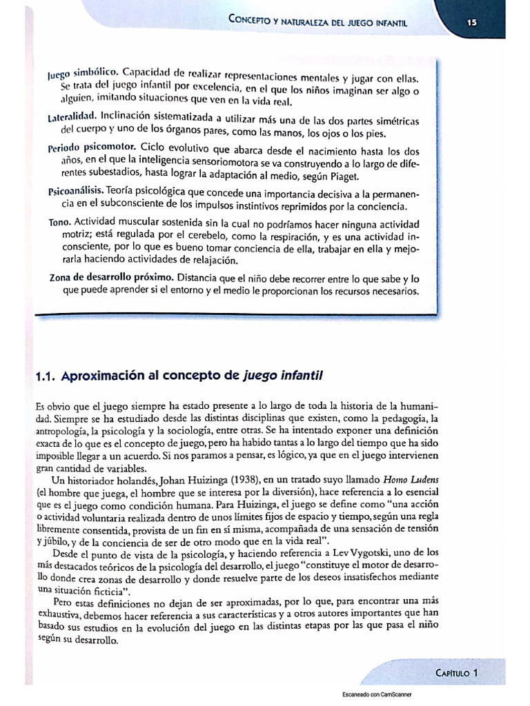 El Juego Infantil Y Su Metodología Cap 1 Pdf