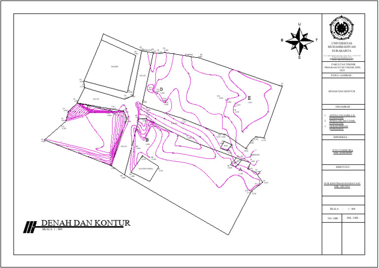 Denah Dan Kontur Baru | PDF