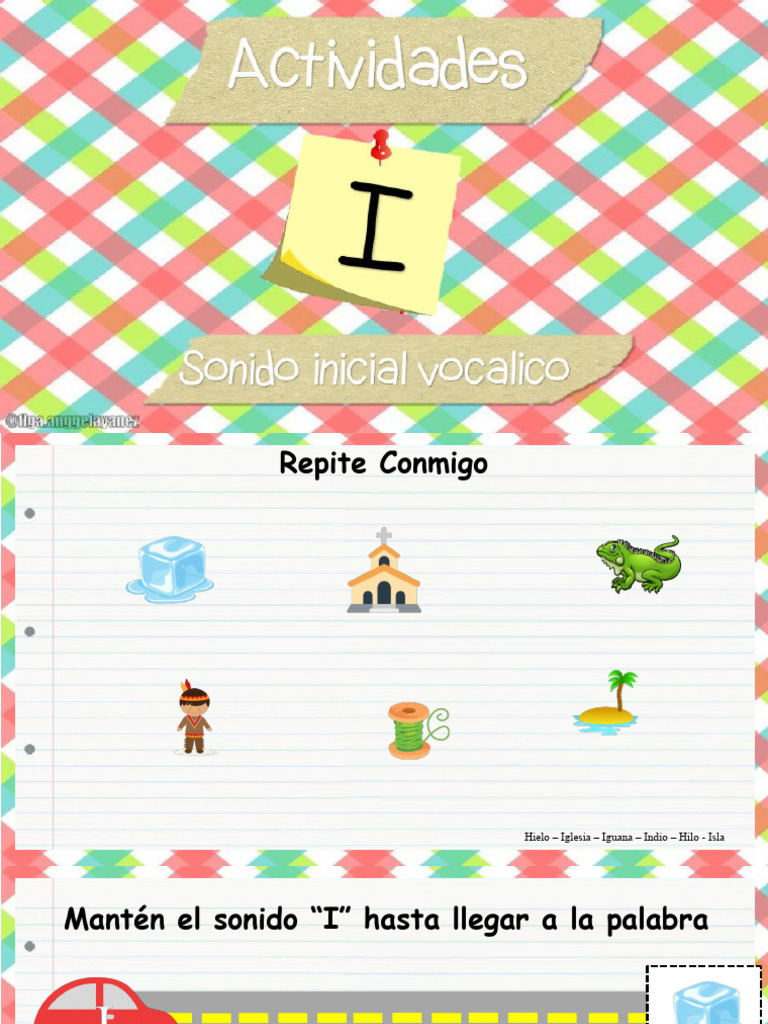 Juegos de Sonido "I" para Niños | PDF | Artes del Lenguaje y ...