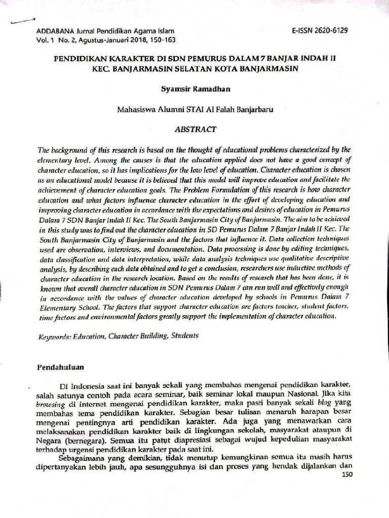 Jurnal Pendidikan Islam | PDF