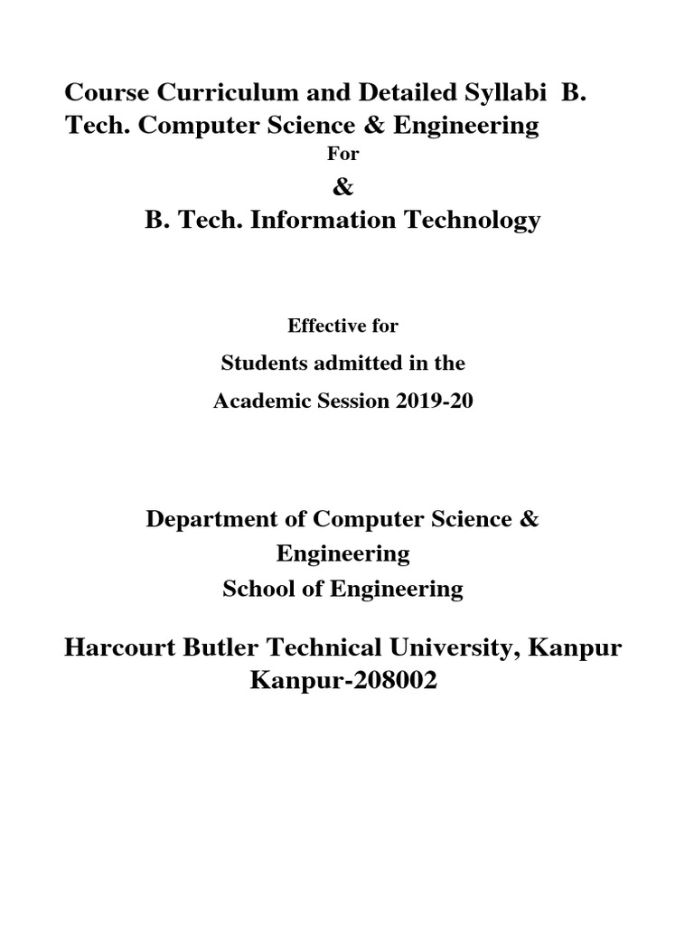 3rd Year Syllabus | PDF