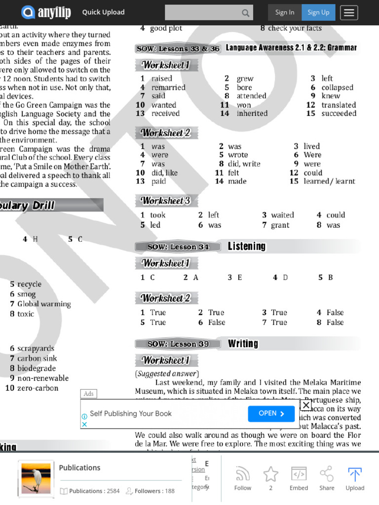 English Form 1 Book B - Publications Flip PDF AnyFlip | PDF