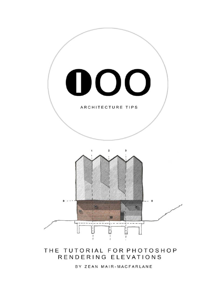 The Tutorial For Photoshop Rendering Elevations 1 | PDF | Texture Mapping | Drawing