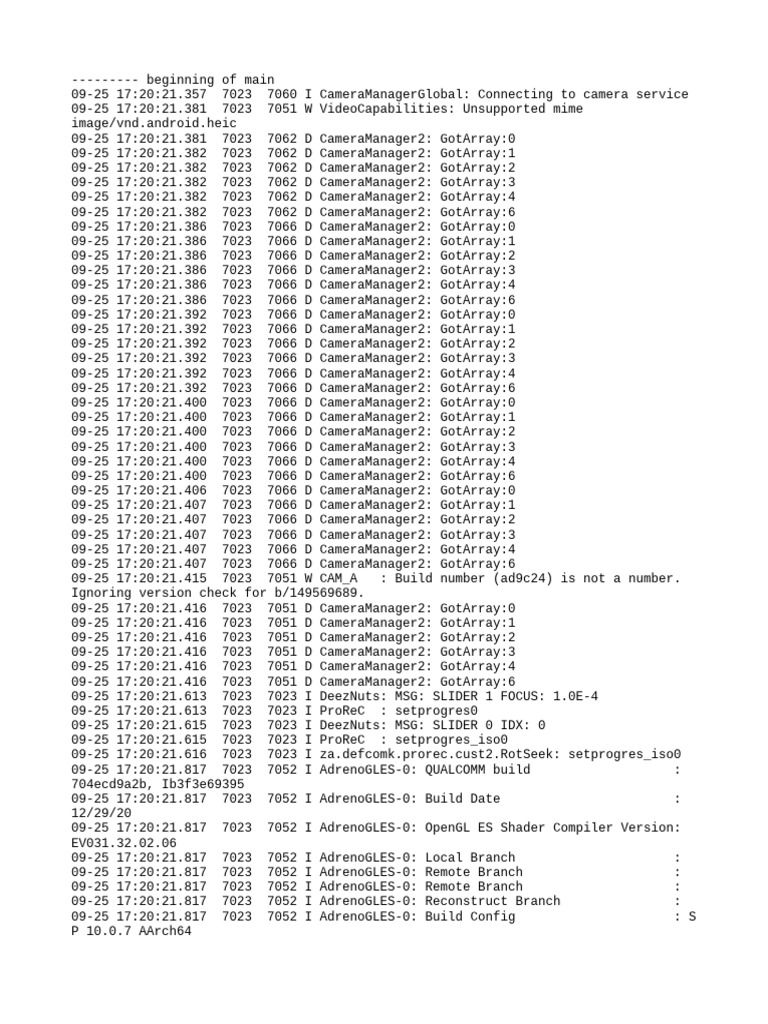 Logcat 169567322128 | PDF | Technology & Engineering