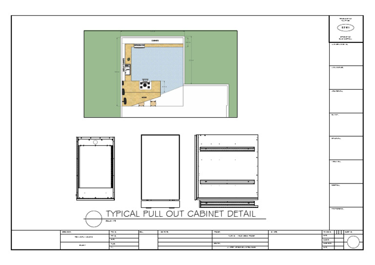 Typical Pull Out Cabinet Detail: Scale: Nts | PDF