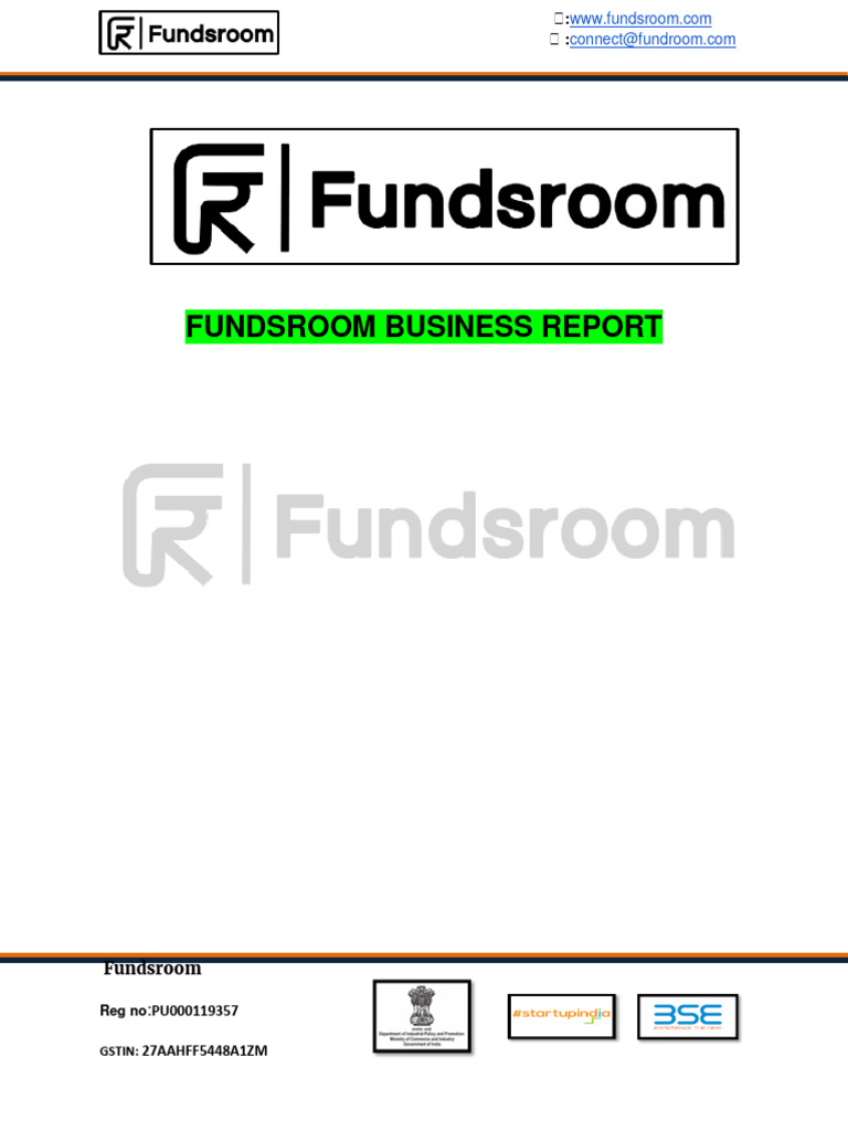 Fundsroom Business Report | PDF | Investing | Investment Fund