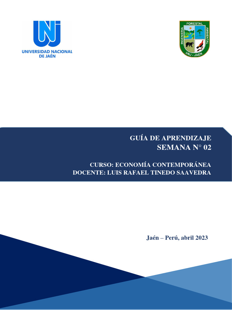 Econ s2 Tinedo R 2023-I | PDF