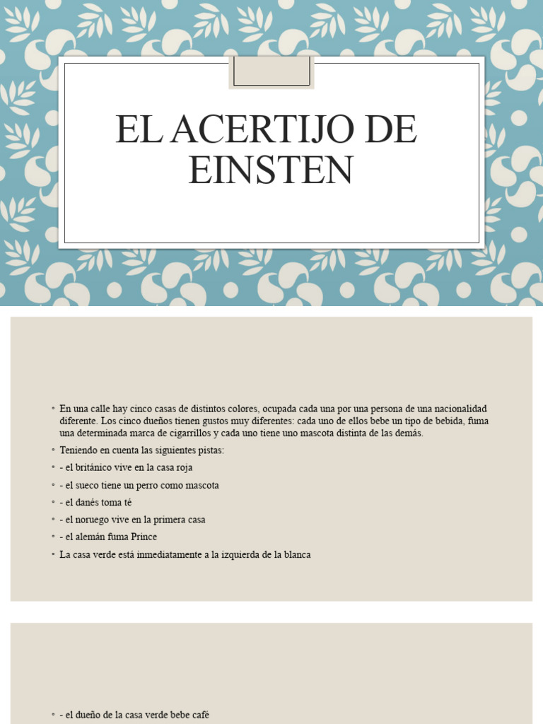 Acertijo 2 | PDF