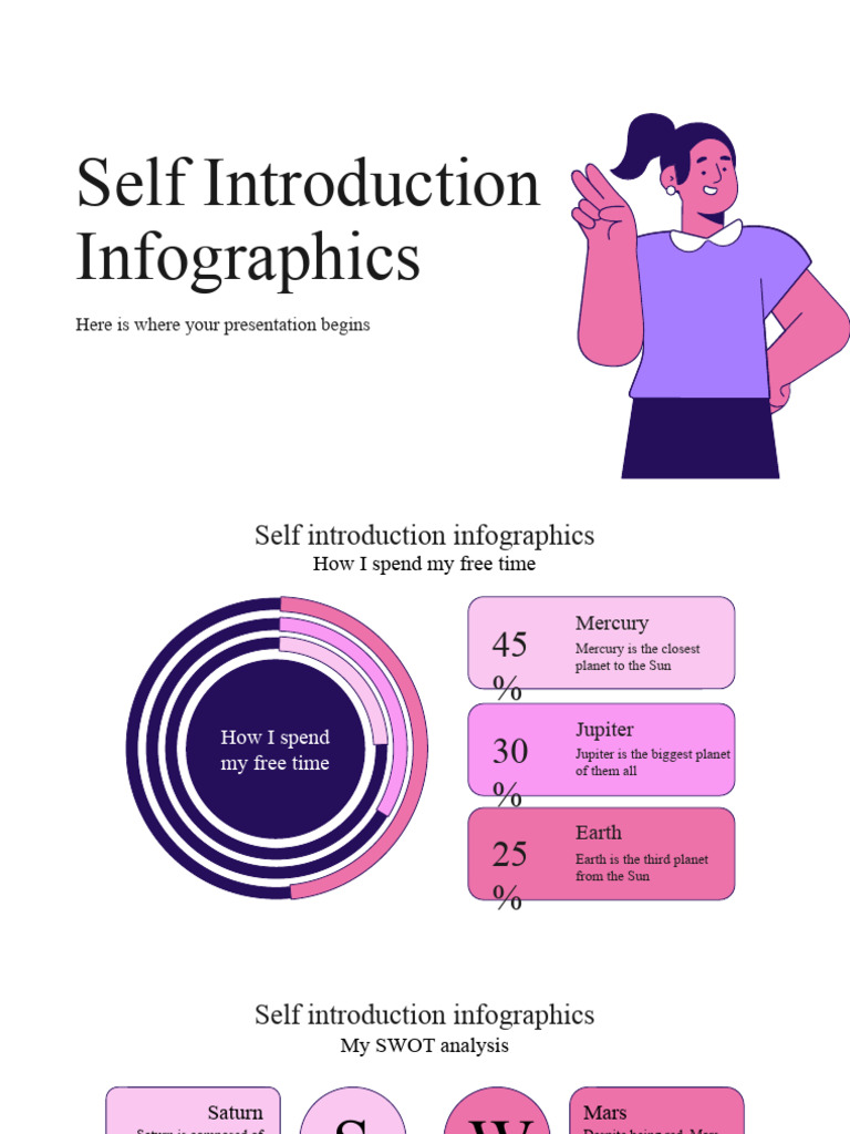 Self Introduction Infographics by Slidesgo-2 | PDF | Planets | Planets ...