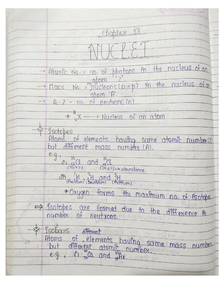 Chapter 13. NUCLEI | PDF