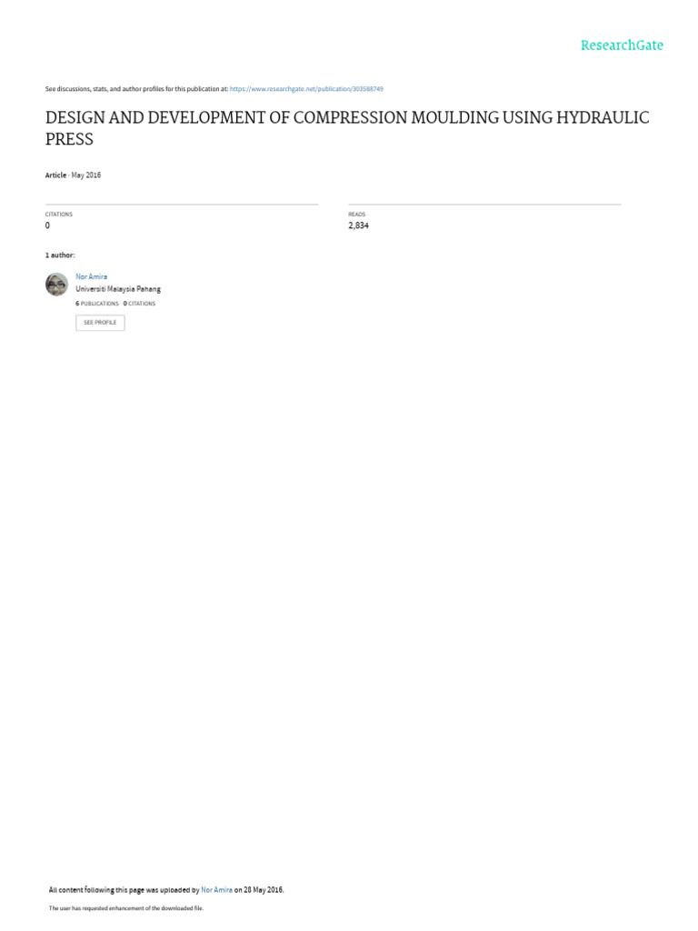 MSD Finalindividualreportgroup7ma13168noramira | PDF | Lift (Force ...