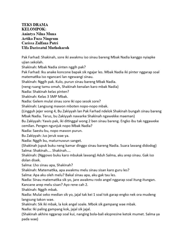 Teks Drama | PDF