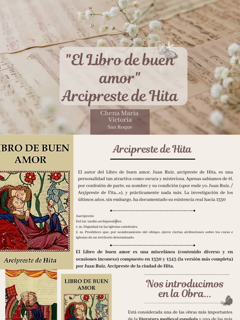 El Arcipreste de Hita y su amor | PDF | Literatura española