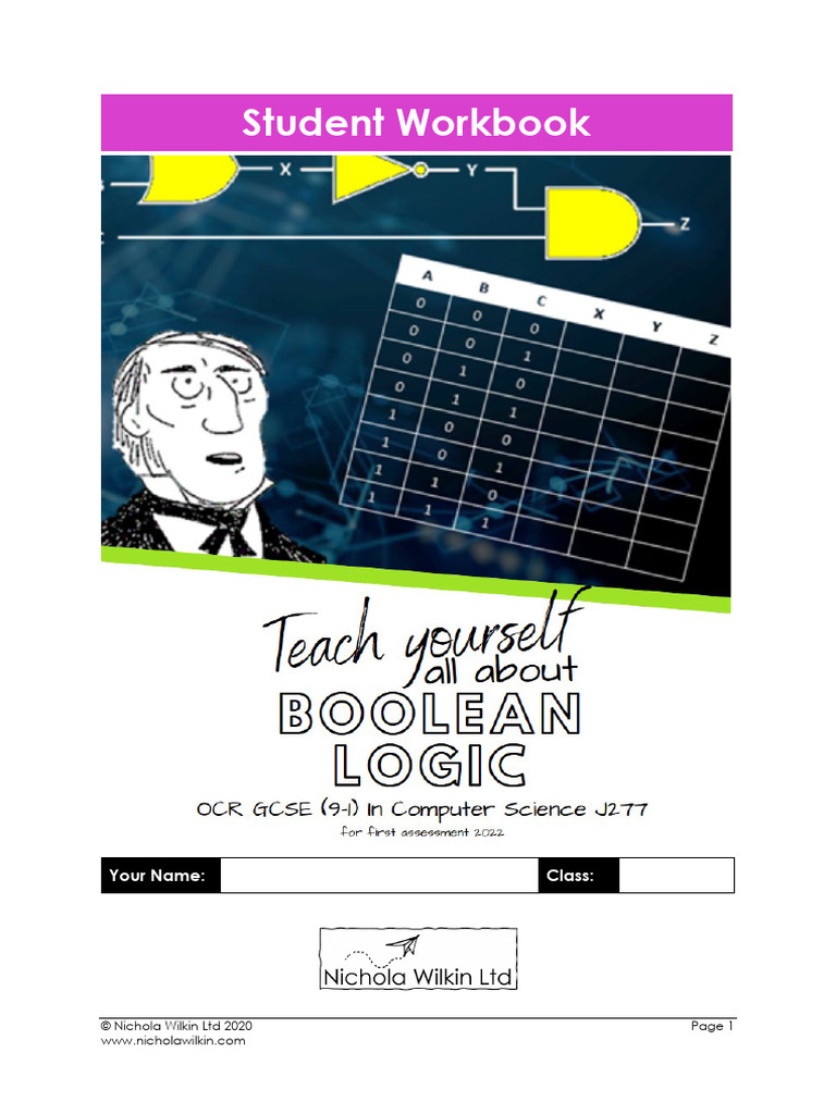 J277 Boolean Logic | PDF | Logic Gate | Boolean Algebra J277 Boolean Logic | PDF | Logic Gate | Boolean Algebra