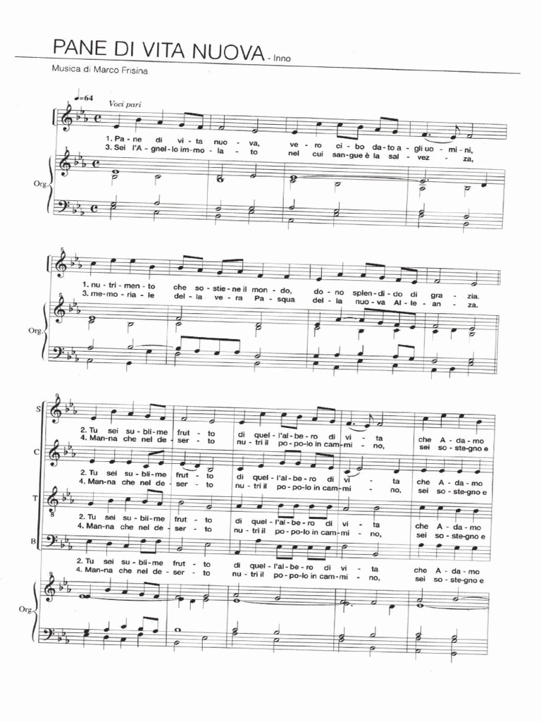 Pane Di Vita Nuova - Frisina - 0001 | PDF