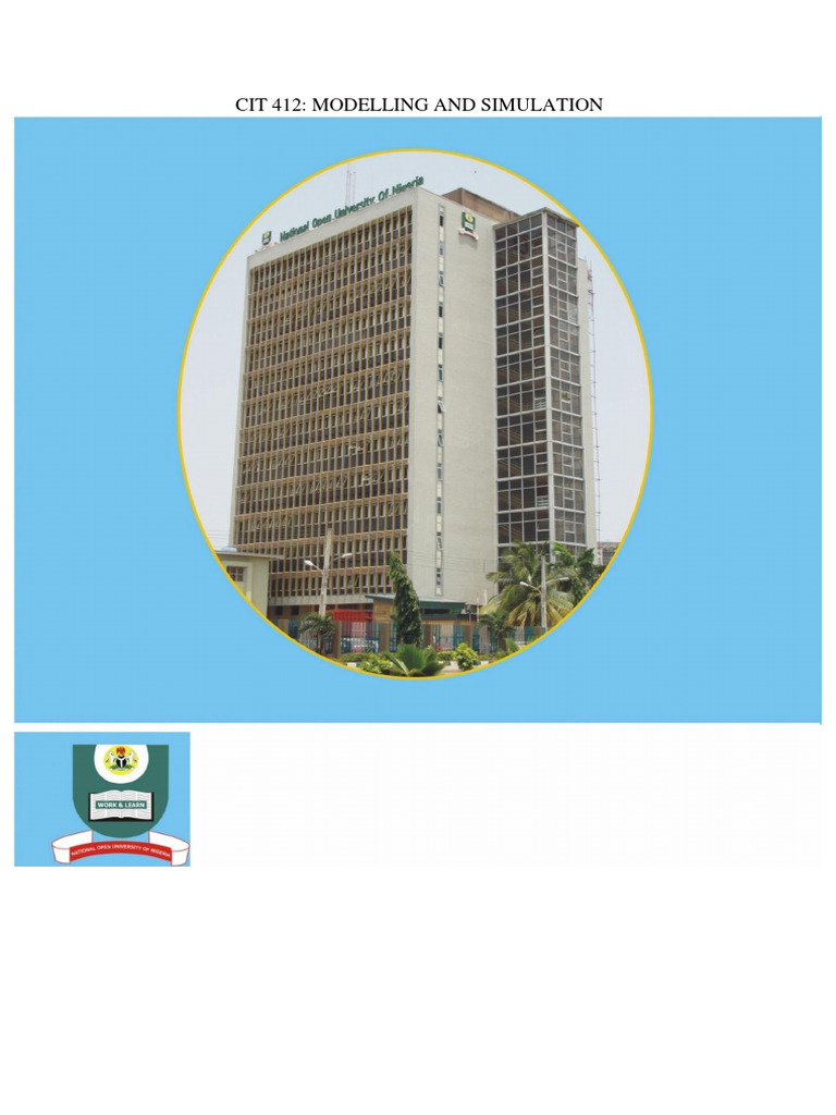 Cit 412 Modelling And Simulation Pdf