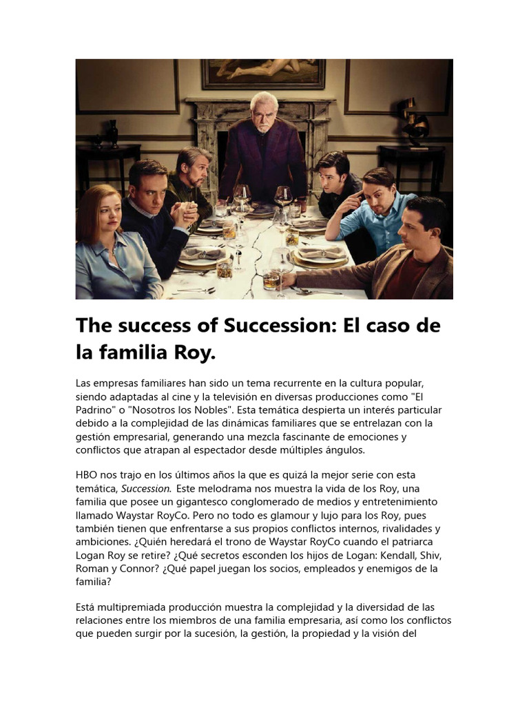 The Success of Succession | PDF