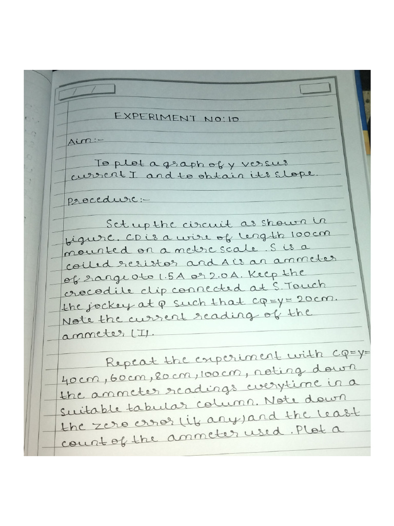 Physics Exp No.10 | PDF