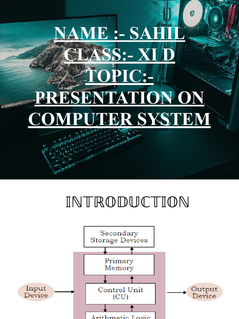 Power Point Presentation Chapter 1 | PDF | Computer Data Storage | Central Processing Unit