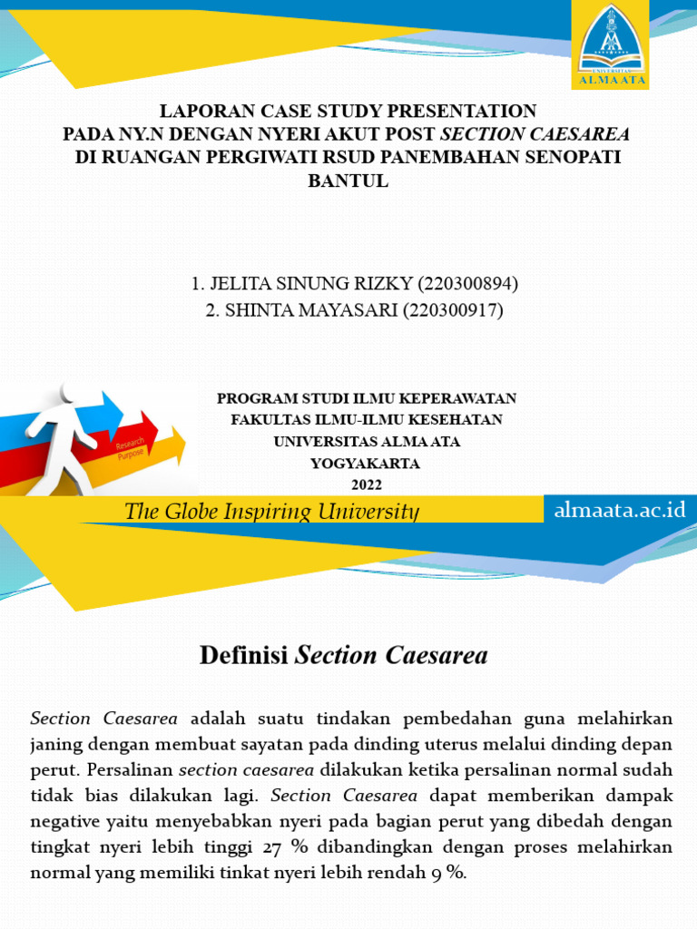 Asuhan Keperawatan Nyeri Post Sectio Caesar | PDF