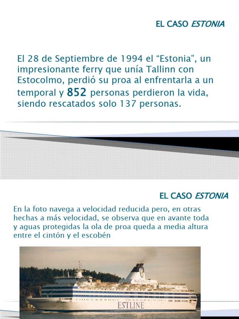 El Caso Estonia.. | PDF