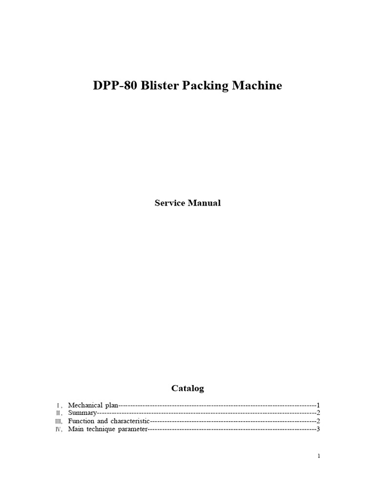 DPP 80 Usermanual | PDF