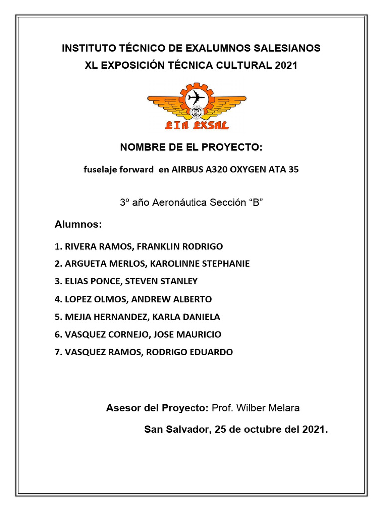 3º Aero B Ata 35 | PDF | Oxígeno | Ciencias fisicas