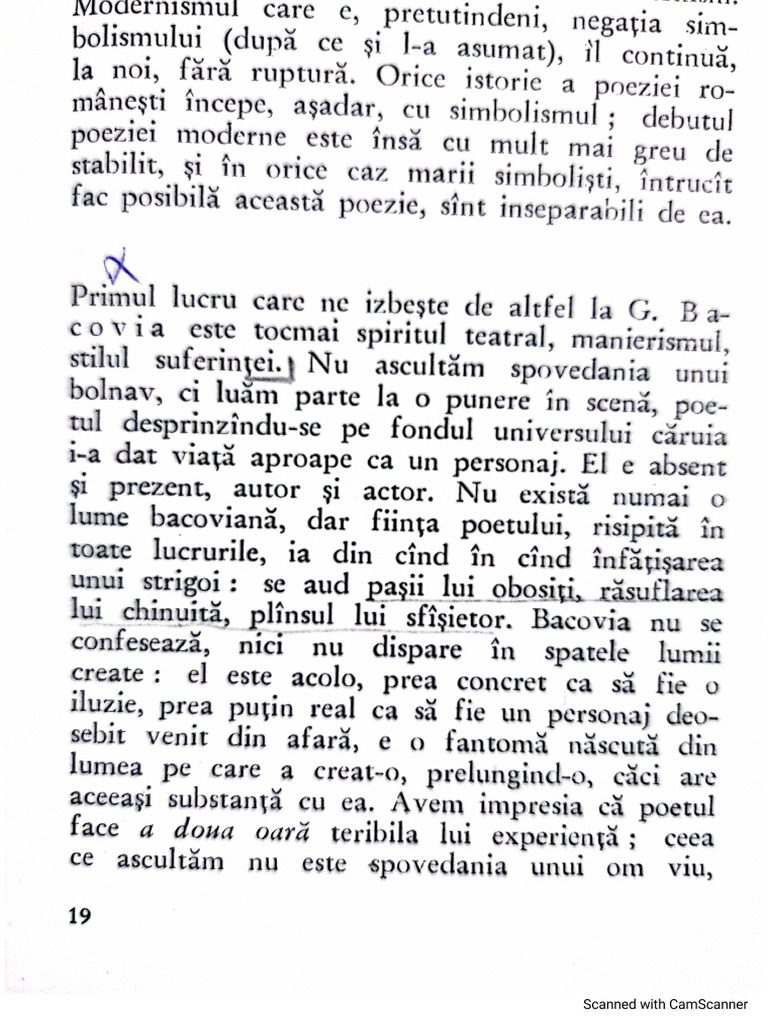 George Bacovia, Metamorfozele poeziei | PDF