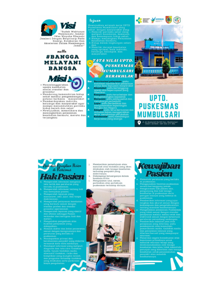 1.1.2.B Leaflet Jenis Jenis Layanan Dan Hak Kewajiban | PDF