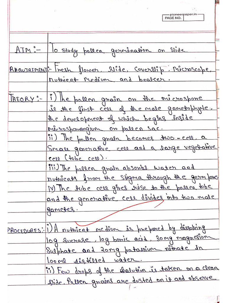 Biology Practical Class XII | PDF