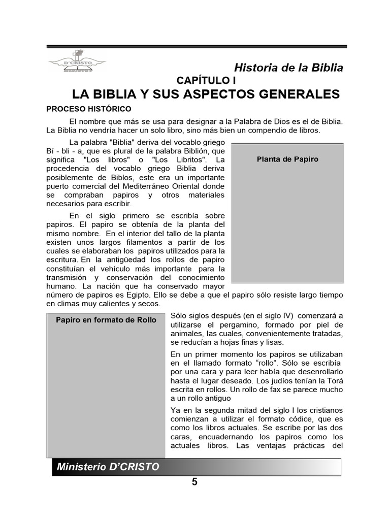 Historia De La Biblia Completa 1 Pdf