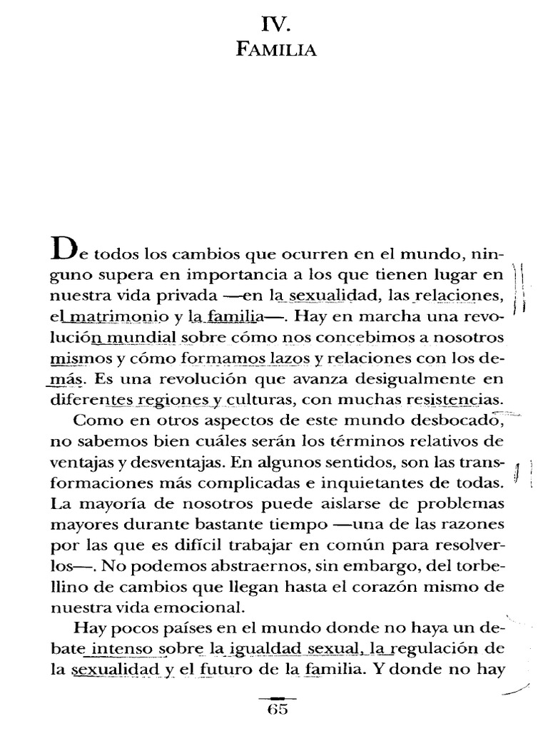 Cambios en la familia y el matrimonio | PDF | Historia