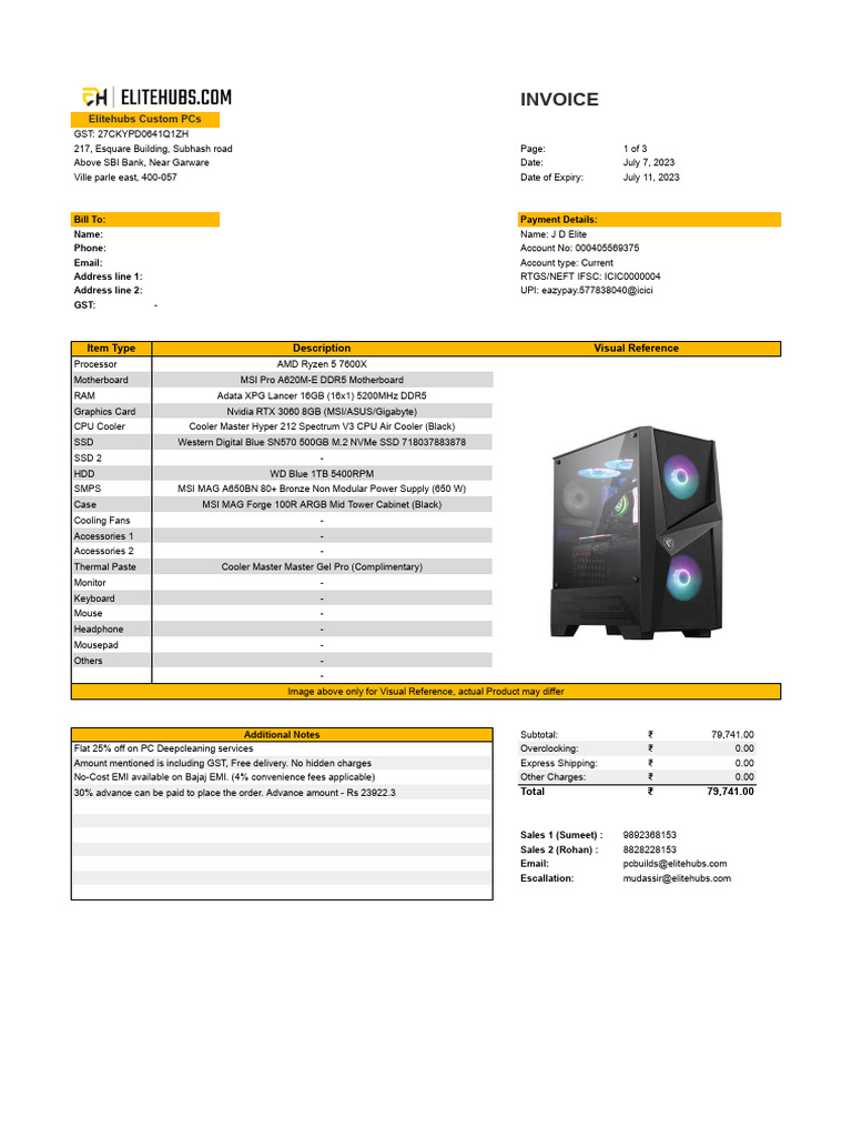 Elitehubs - PC Quotation | PDF Elitehubs - PC Quotation | PDF