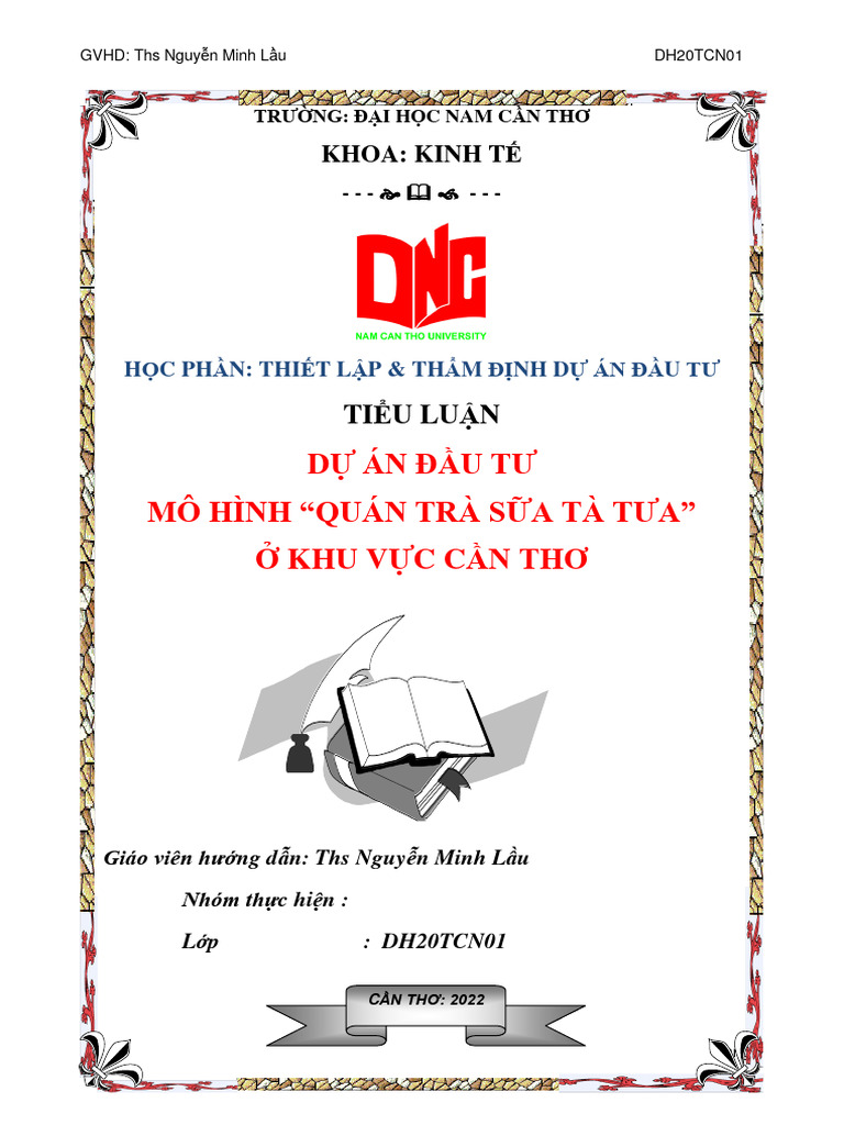 Du An Tra Sua | PDF