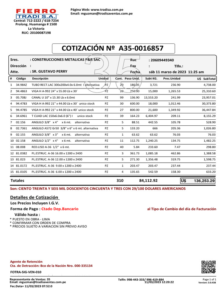 Construcciones Metalicas (2) 11-03-2023 | PDF Construcciones Metalicas (2) 11-03-2023 | PDF