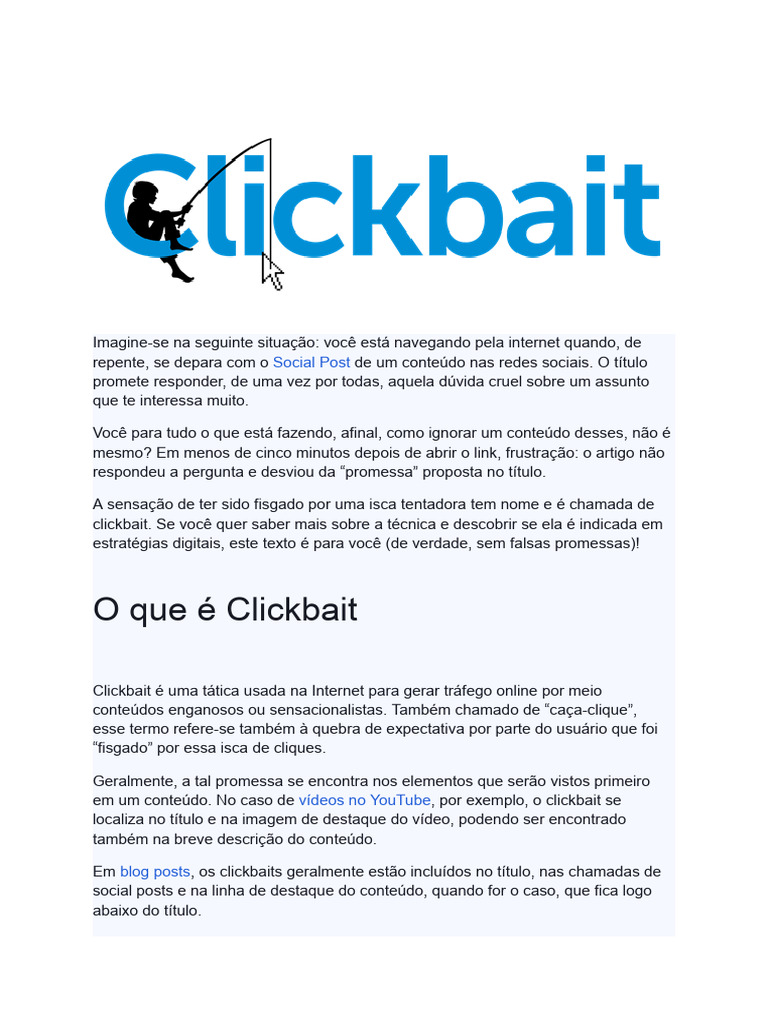 Clickbait Versão Brasileira | PDF | Autoajuda