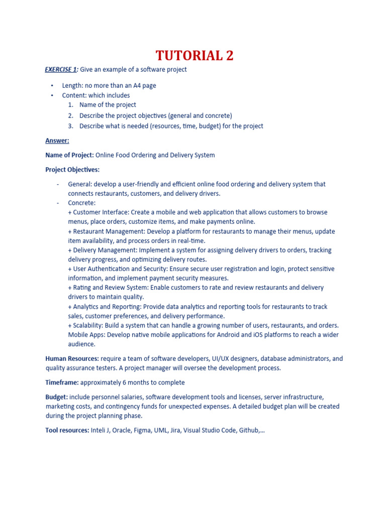 Nguyen Thi Duc 2001040040 SPM02 Tutorial 2 | PDF