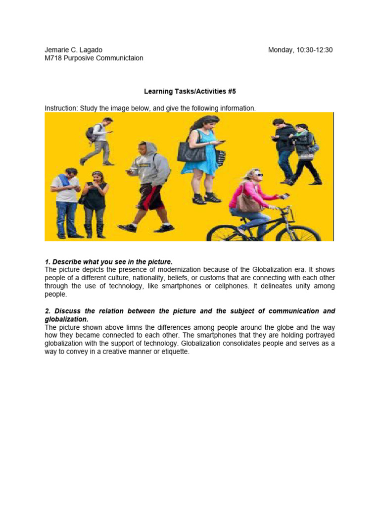 Lesson 2.1 Learning Task | PDF