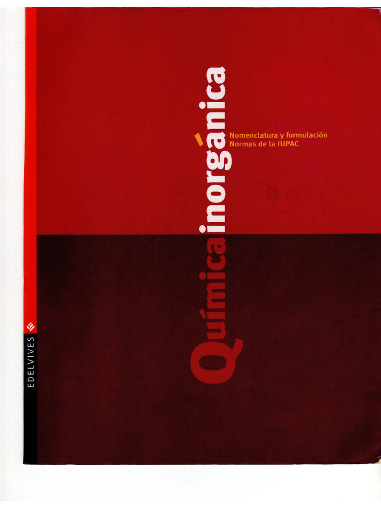 Dokumen - Tips Quimica Inorganica Nomenclatura y Formulacion Edelvives | PDF