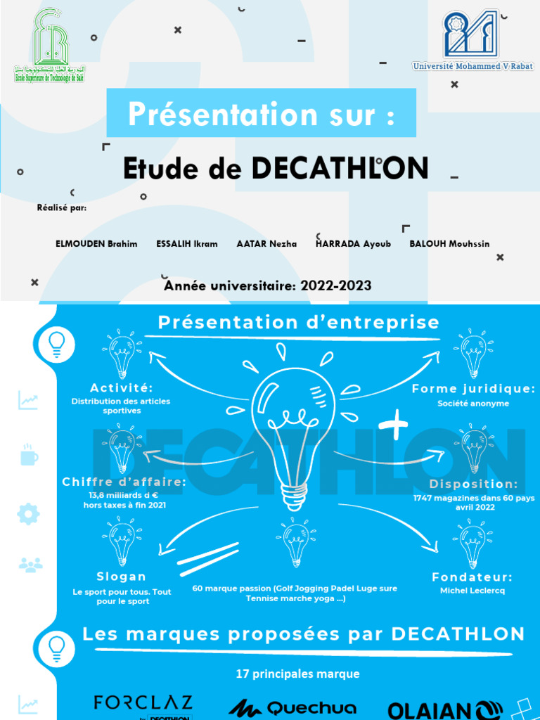 Rapport Sur DECATHLON | PDF | Affaires