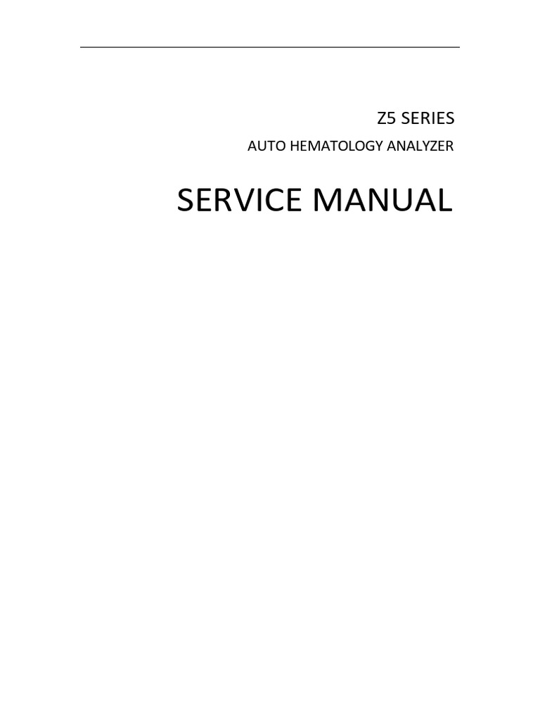 z5 Service Manual v1.0 - 20190528 | PDF