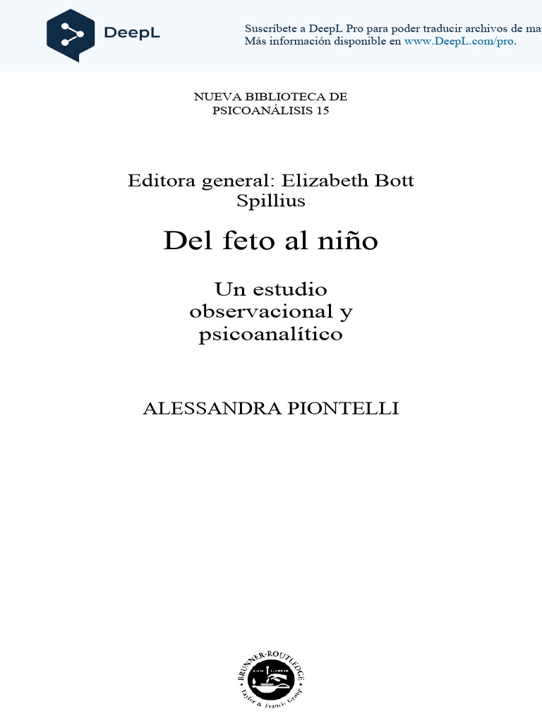 6.1.3 (Basica) Del Feto Al Niño. Piontelli | PDF | Feto | El embarazo