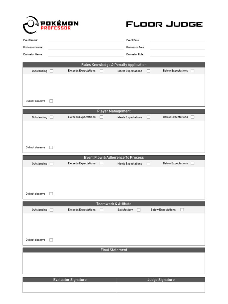 Play Pokemon Professor Performance Evaluation | PDF