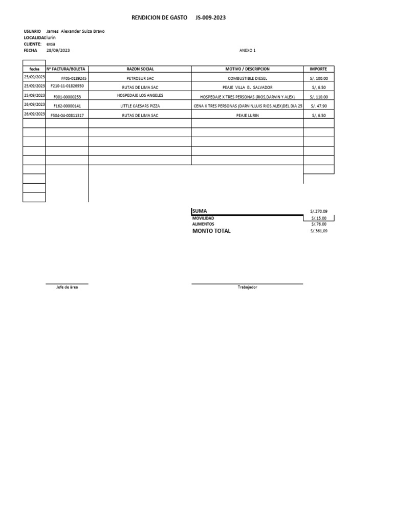 EXSA .2023.xlsx 3 | PDF