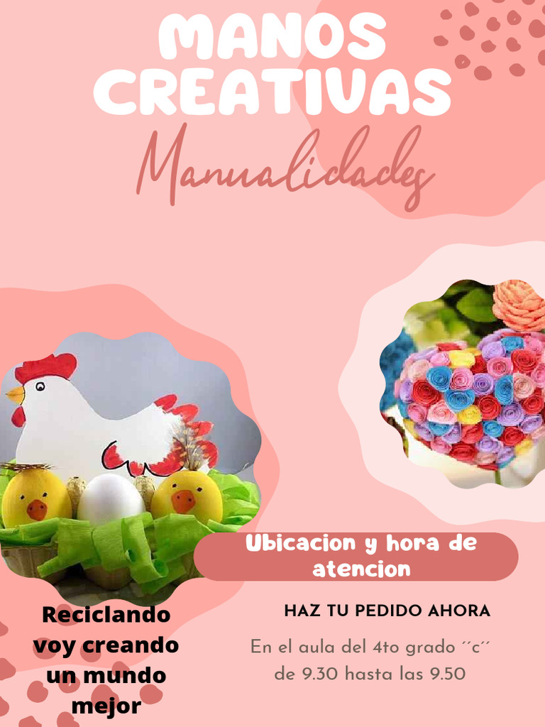 Manos Creativas, Manualidades | PDF