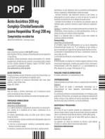 Flevomax 500mg Prospecto | PDF | Amamantamiento | El embarazo